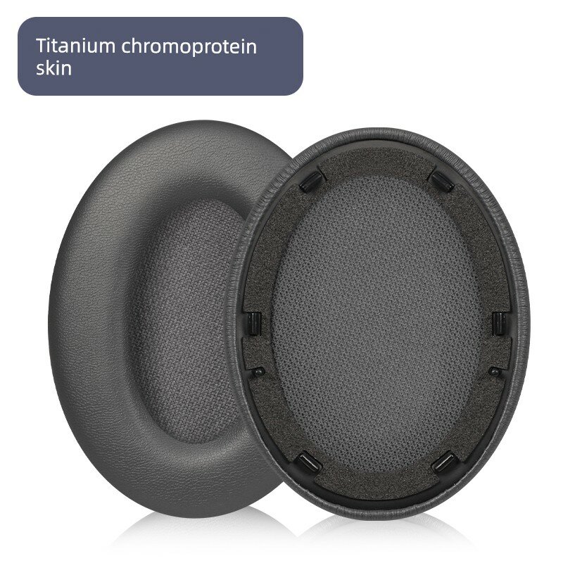 Замена амбушюров Edifier MT6 Pro из белого кожаного материала, титановый серый для наушников XM3