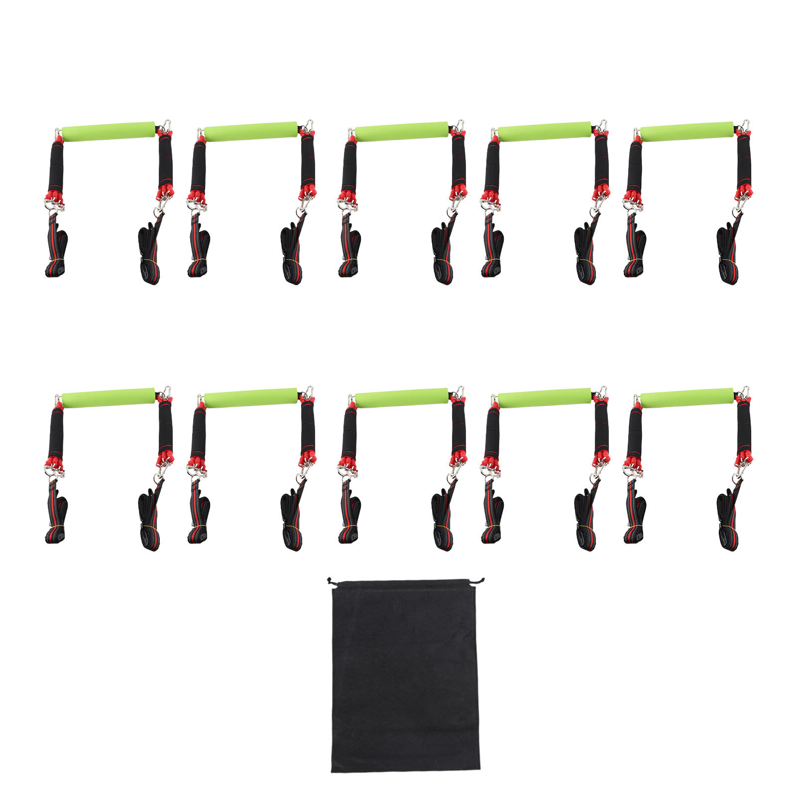 Эластичная портативная лента для подтягиваний с перекладиной для дома и спортзала, 10 стержней (грузоподъемность 300 фунтов).