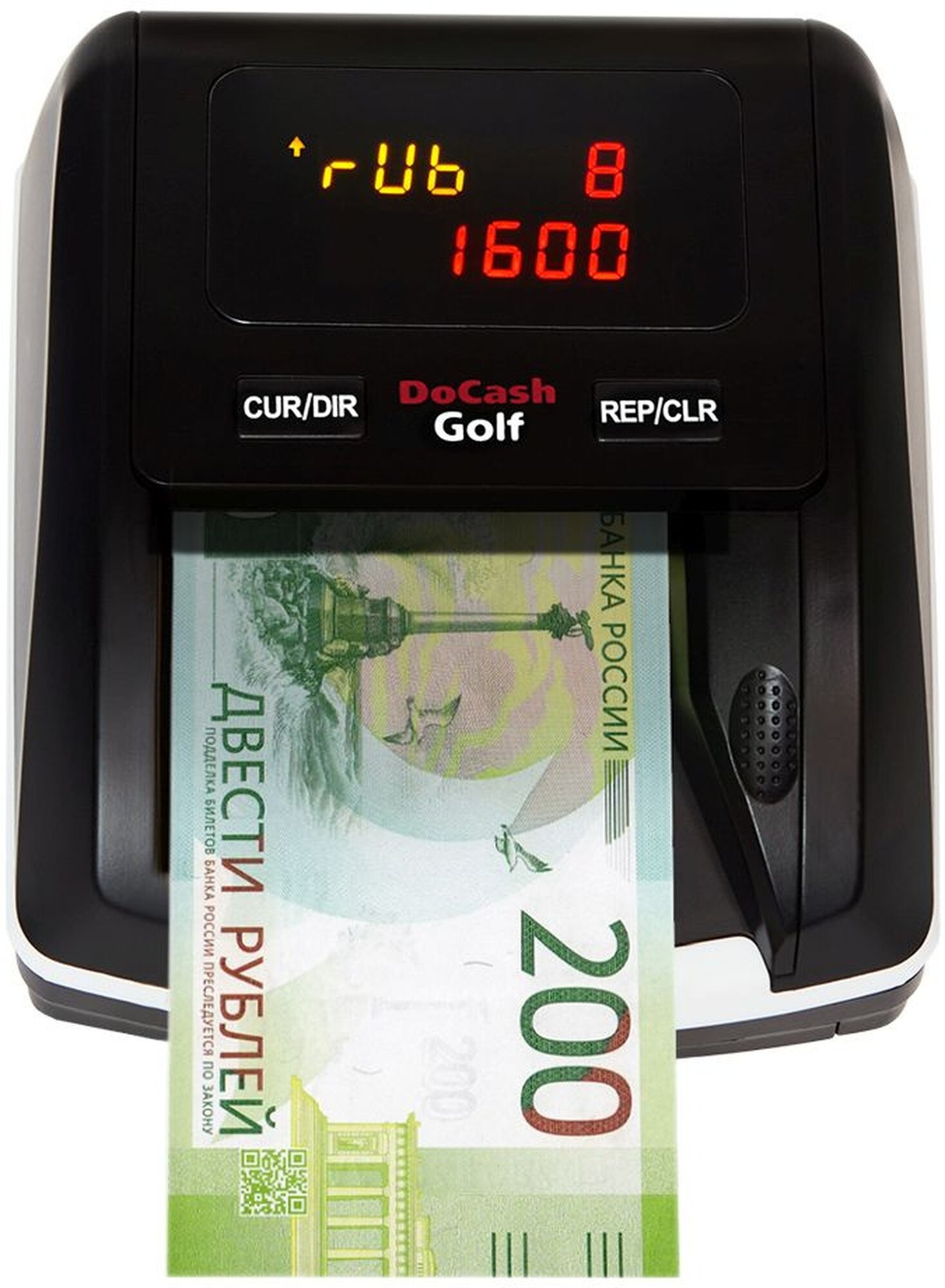 Автоматический детектор банкнот DoCash Golf черный