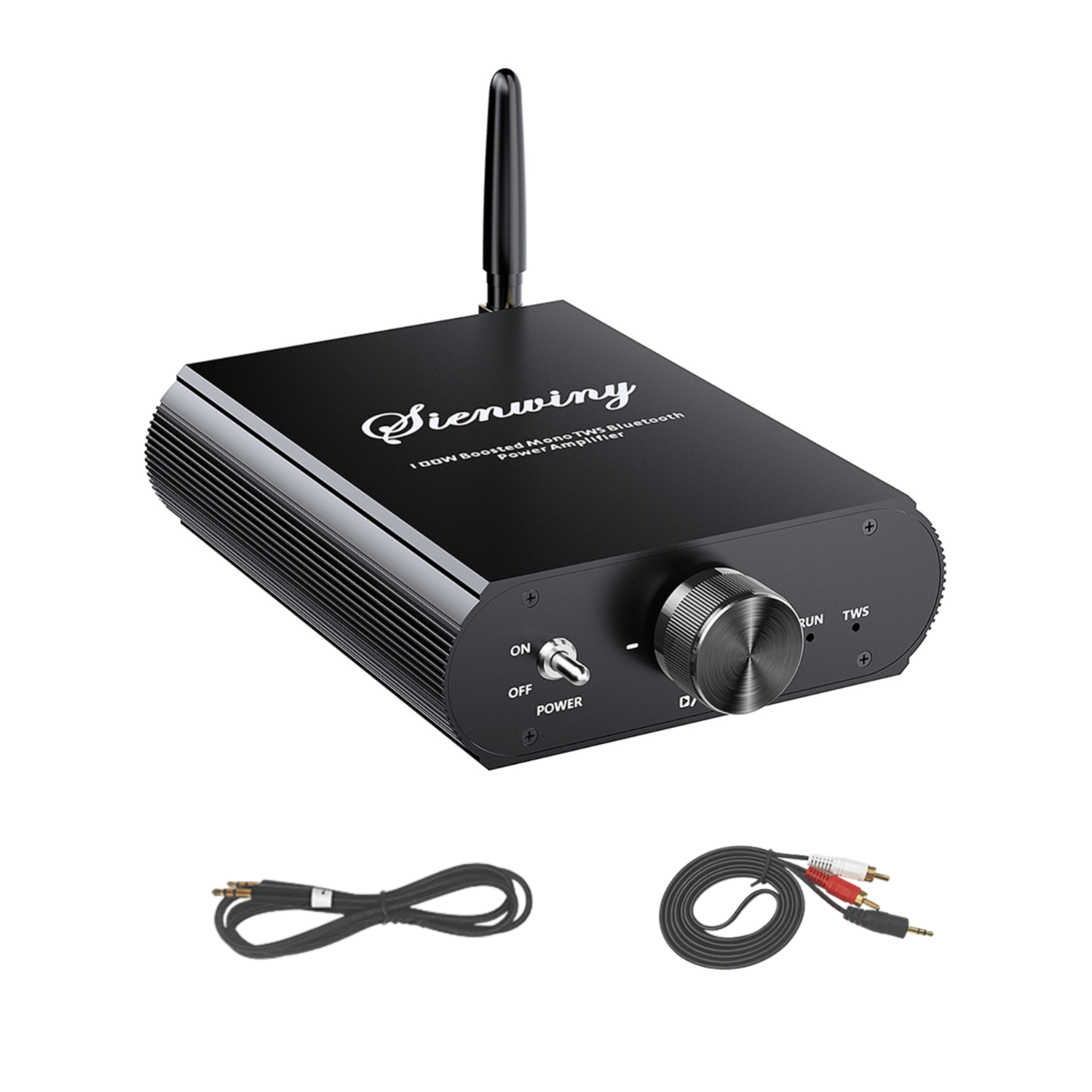 Усилитель 5.3 YS-T100W Моно 100W с удаленным управлением через приложение YS-Audio Без адаптера питания TWS Чип TPA3116 2-8Ω 20Hz-20KHz Входы USB AUX Выходы разъемы для динамиков 137*84*31mm 372g