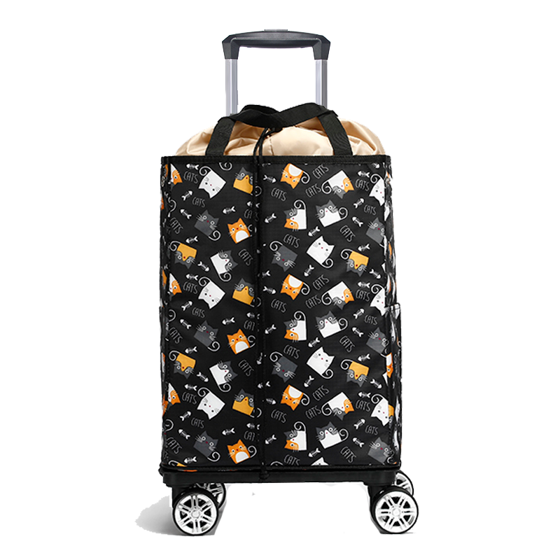 Тележка-органайзер на колесиках, сумка-тележка, хозяйственная сумка, тележка для покупок, ручная тележка, складная