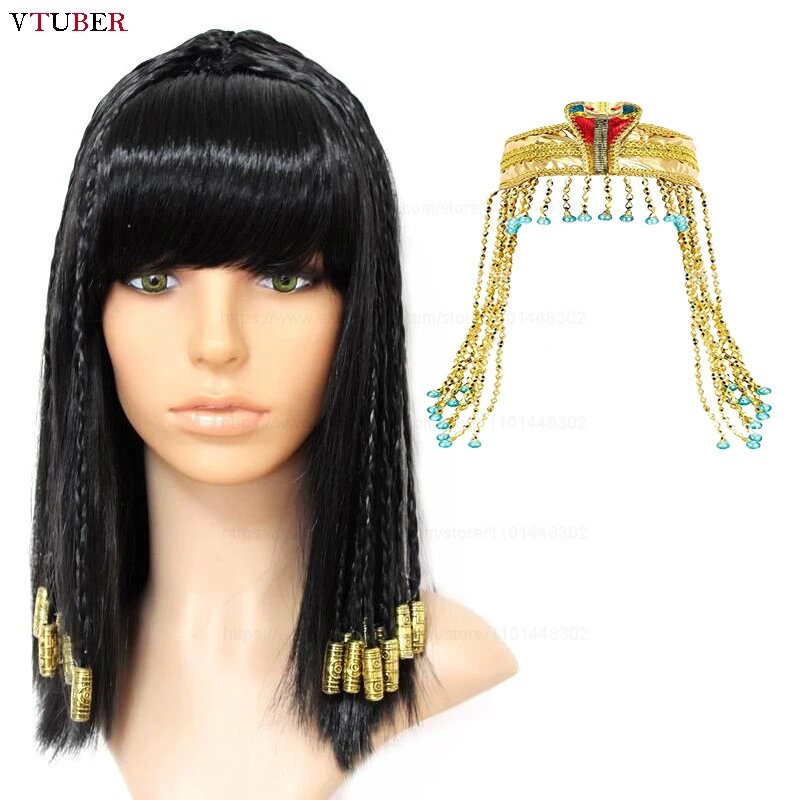 Парик Клеопатры Wig Accessories 4