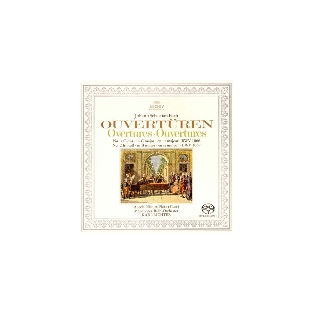 Диск J.S.Bach: Overtures Suites No. 1 and 2 (Shm-Sacd) Karl Richter (1 CD)