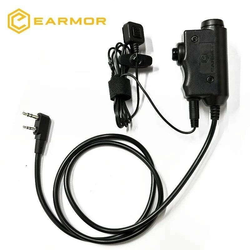Кнопка Earmor M52 Tactical (with Finger PTT) for Kenwood/Baofeng