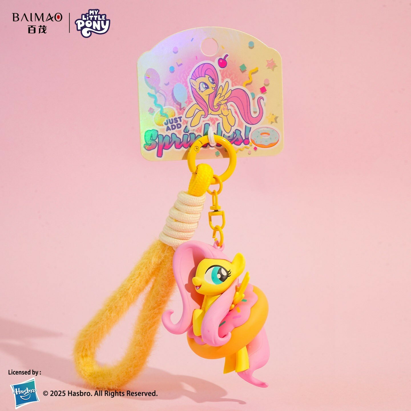 Изысканный брелок с помпоном My Little Pony для девочек, милый брелок в виде куклы Твайлайт Спаркл для рюкзака, подарок в честь Года Лошади.