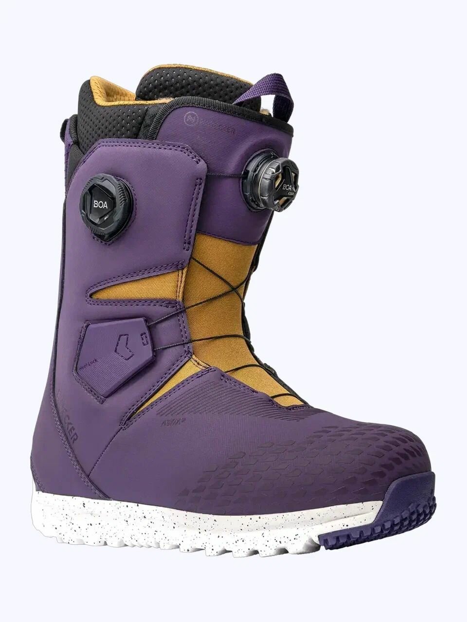 Ботинки мужские для сноуборда NIDECKER Altai Men, двойное BOA, размер: 26.5 см. Черный