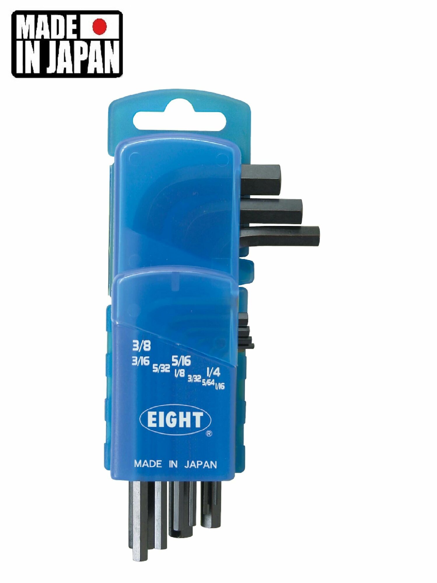 Сделано в Японии набор дюймовых шестигранных ключей EIGHT 001-9ZD