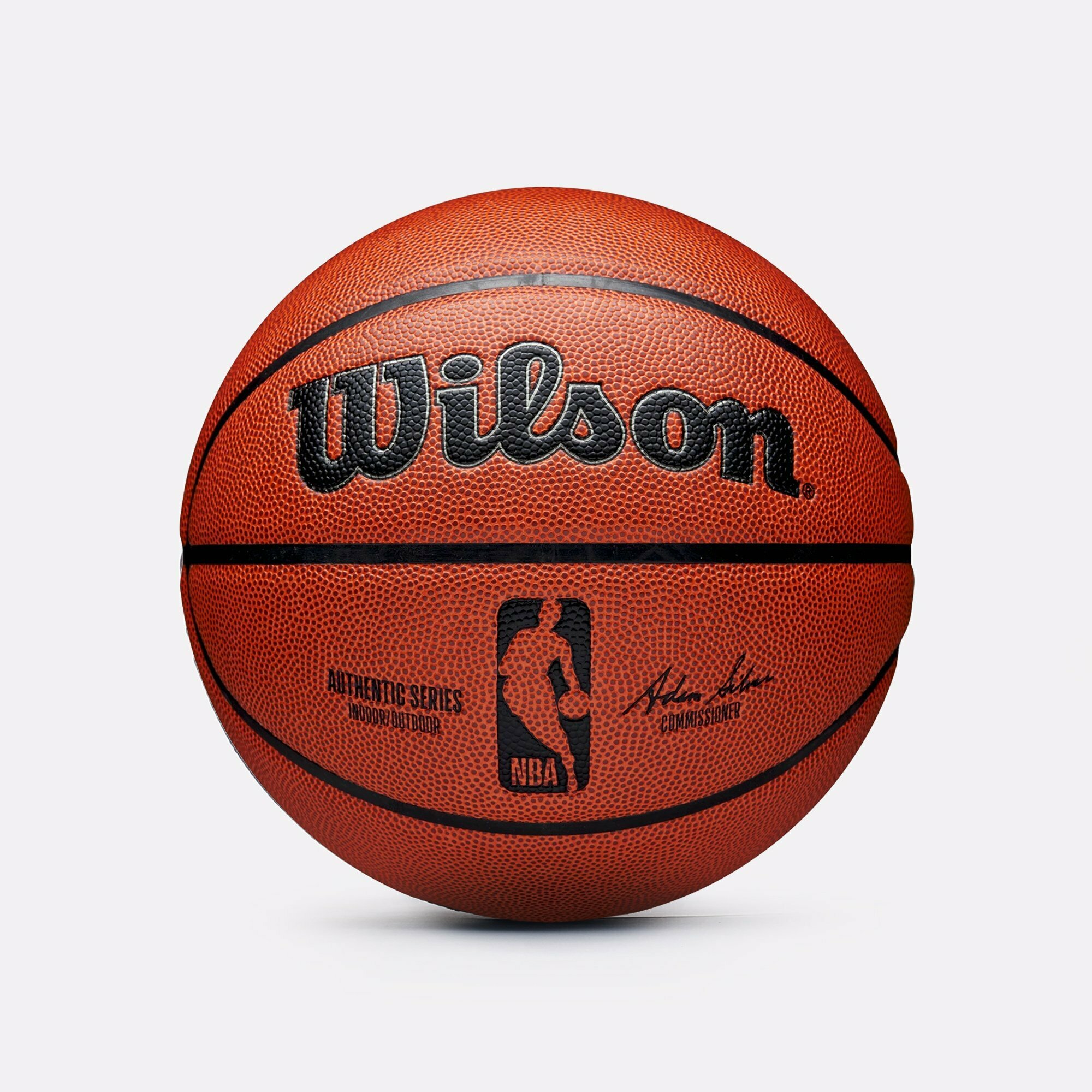 Мяч №7 Wilson NBA AUTHENTIC INDOOR OUTDOOR BSKT Размер 7 Коричневый