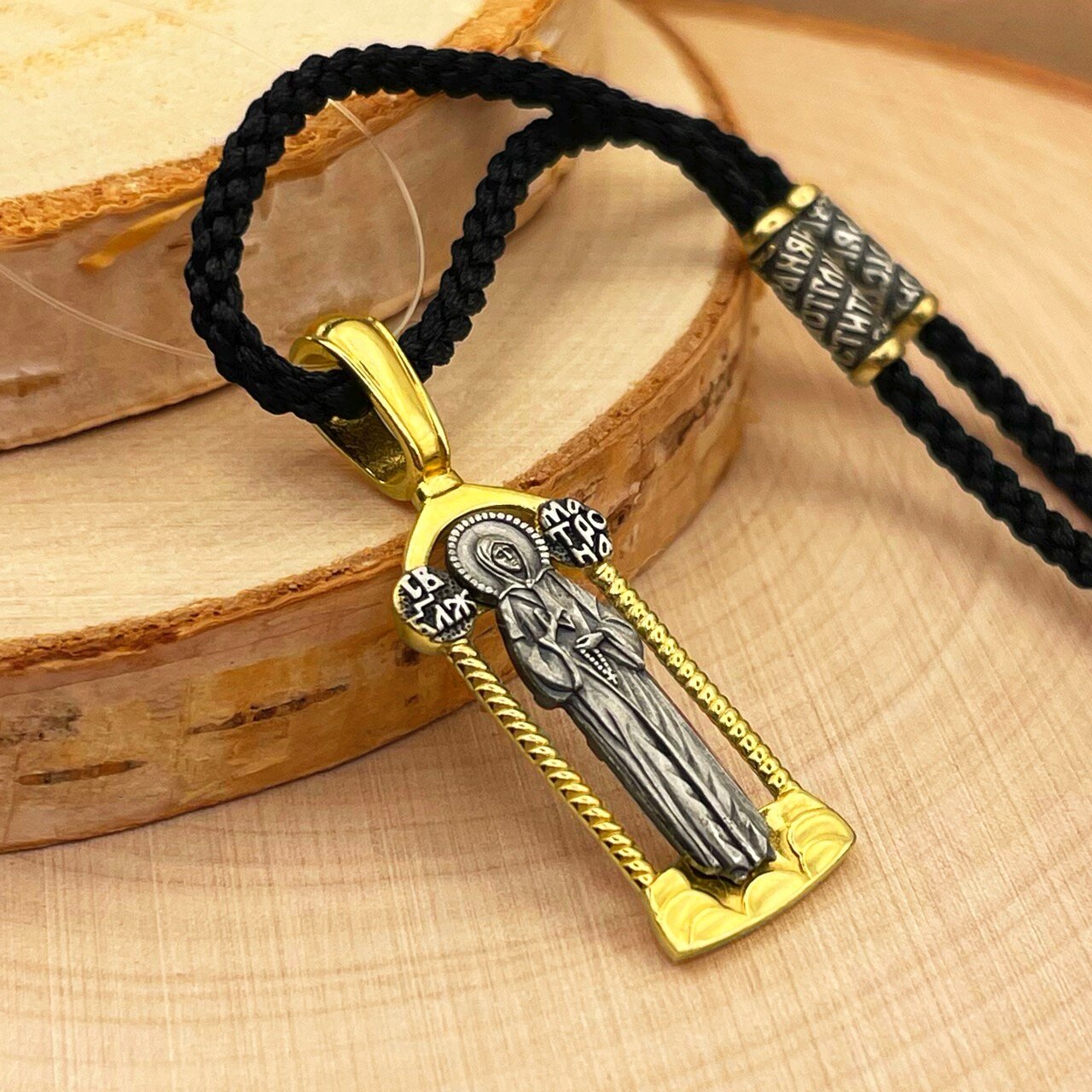 Комплект украшений, серебро, 925 проба, золочение, оксидирование, чернение