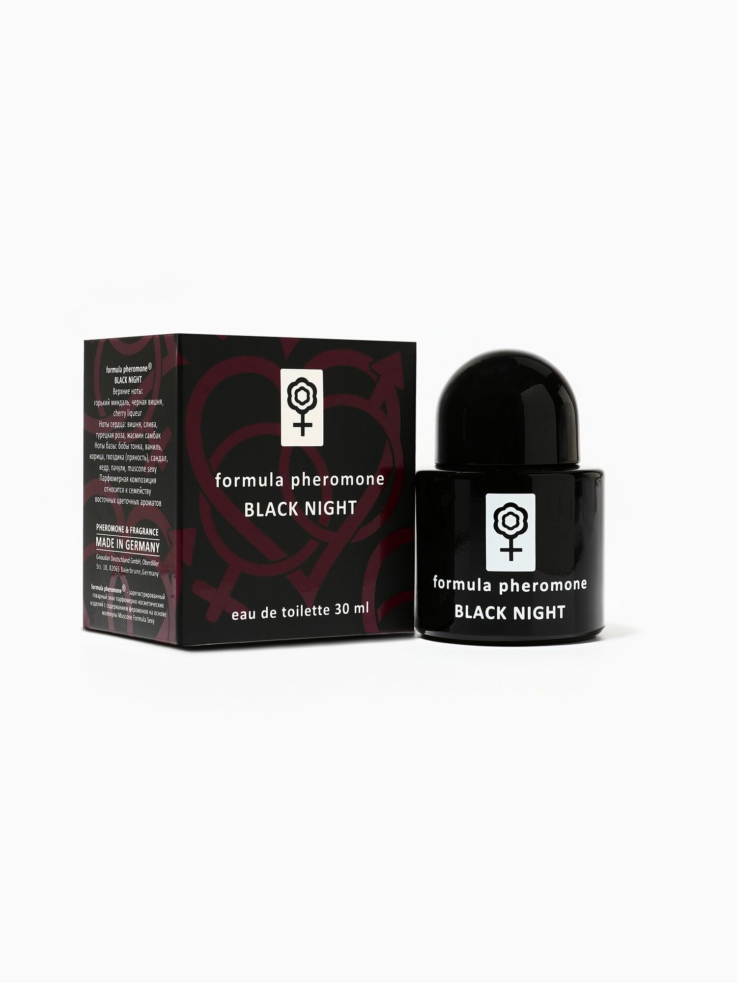 Туалетная вода женская с феромонами Formula Pheromone Black Night с феромонами, 30 мл