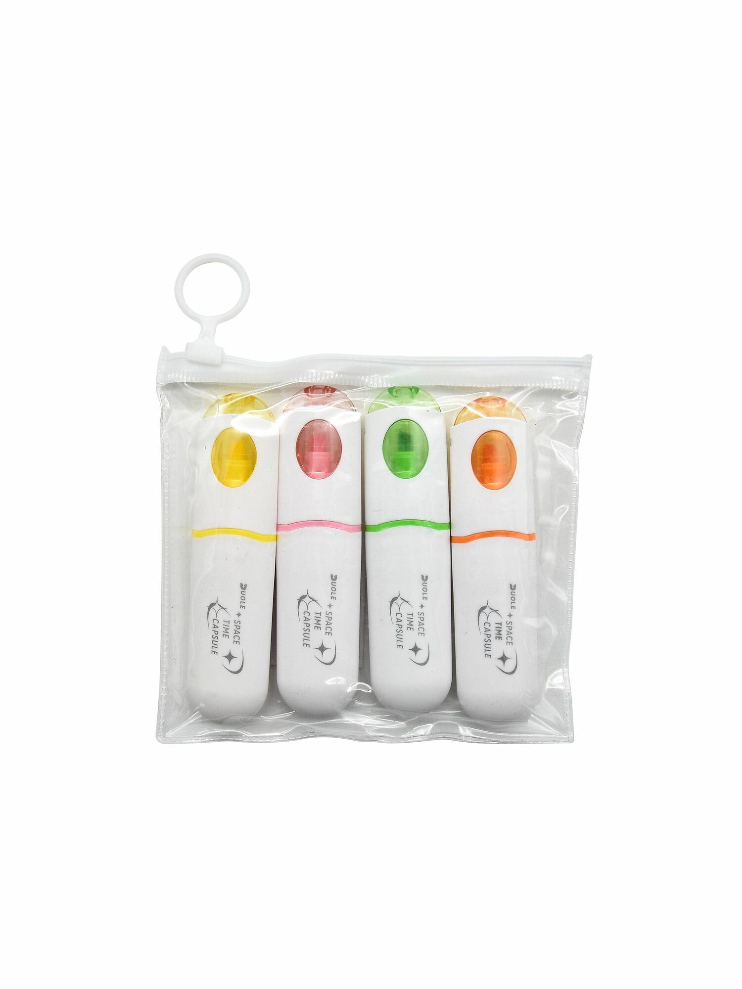 Набор текстовыделителей 4 цвета 1-3мм Пастель скошенный наконечник