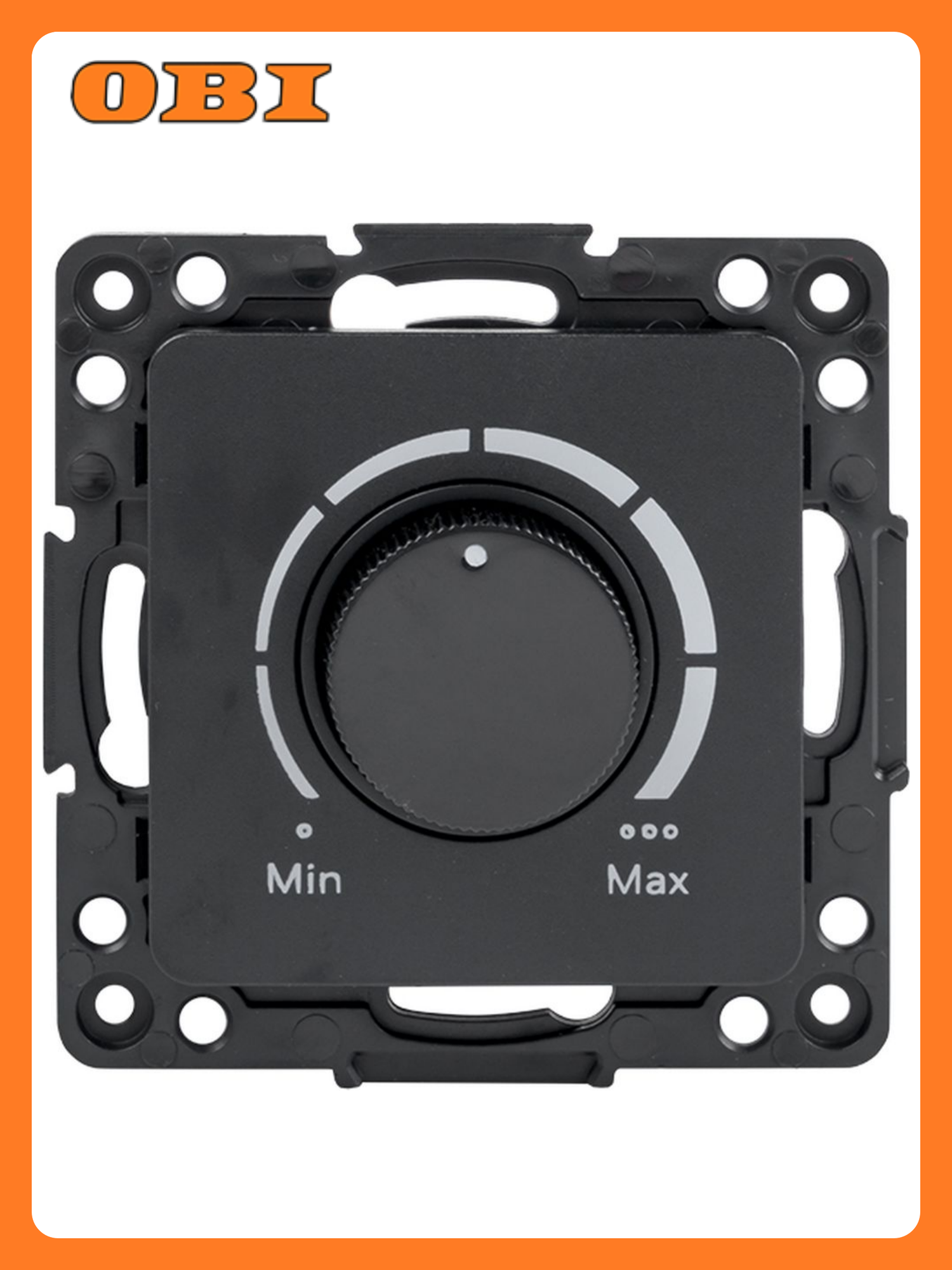 Диммер EKF PROxima EZD06 для скрытого монтажа, 600 Вт, 220 В, черный