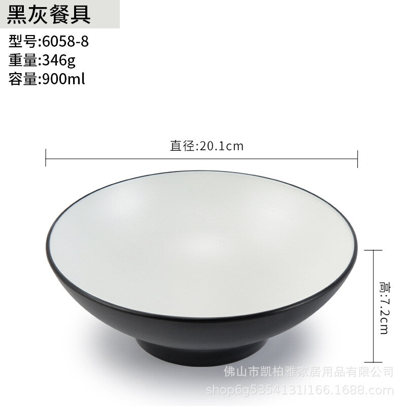 Меламиновая говяжья миска с лапшой посуда Японский суп с лапшой миска с порошком имитация фарфора миска с раменом миска