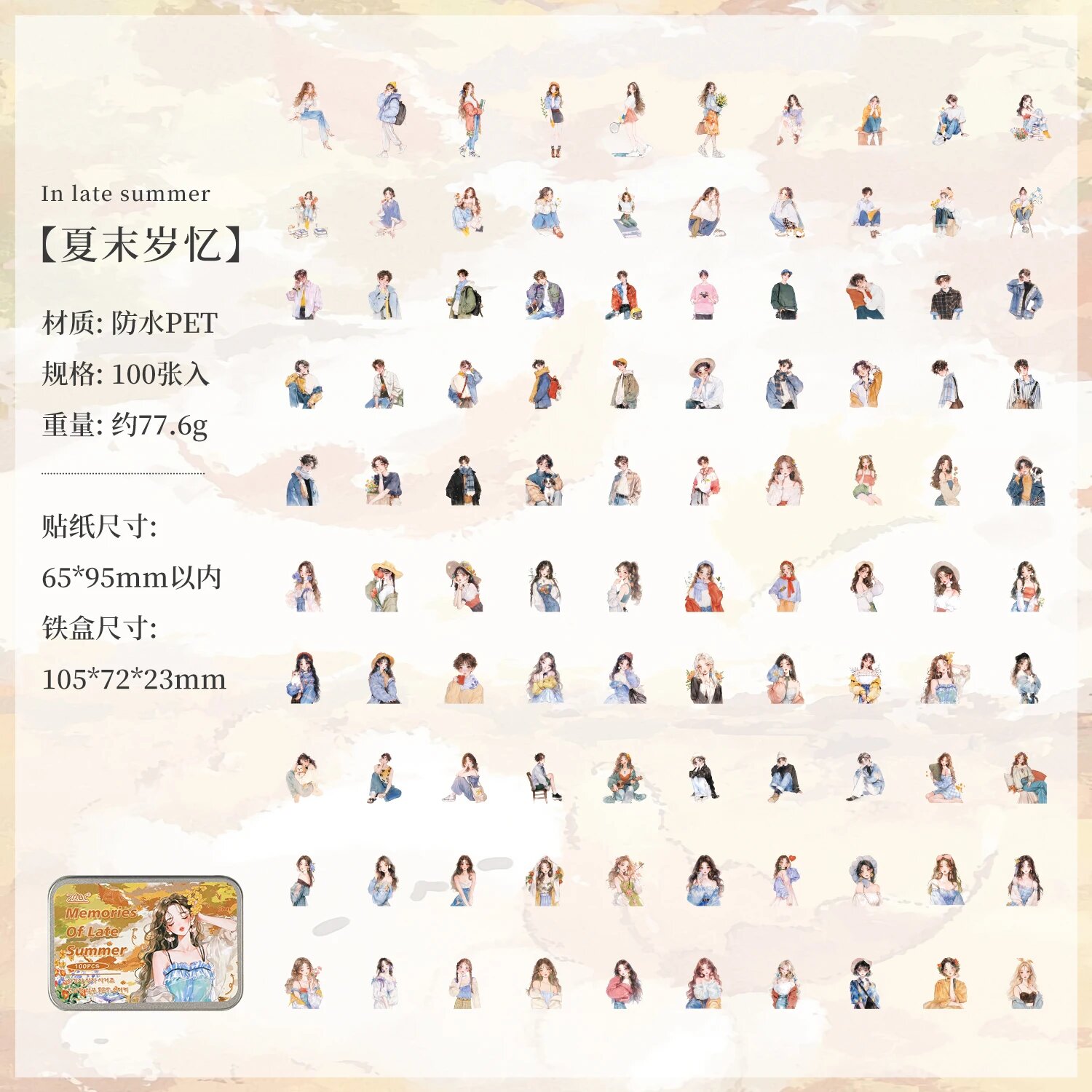 Журнал GO 100 шт, модные наклейки для девочек-мокко, наклейки, сделай сам, блокнот, коллаж, мусорный журнал, скрапбукинг, персонажи мультфильмов, граффити