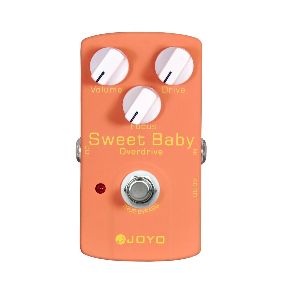 Гитарная педаль JOYO CUTE BABY JF-36, эффект Overdrive, низкий Gain