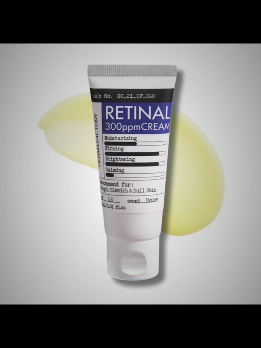 DERMA FACTORY Reatinal 300ppm Cream, Крем для лица укрепляющий с ретиналем 30 мл