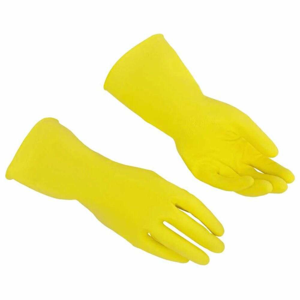 Латексные перчатки Vileda Professional Контракт, желтый, L (ст. артикул 101018) 174325