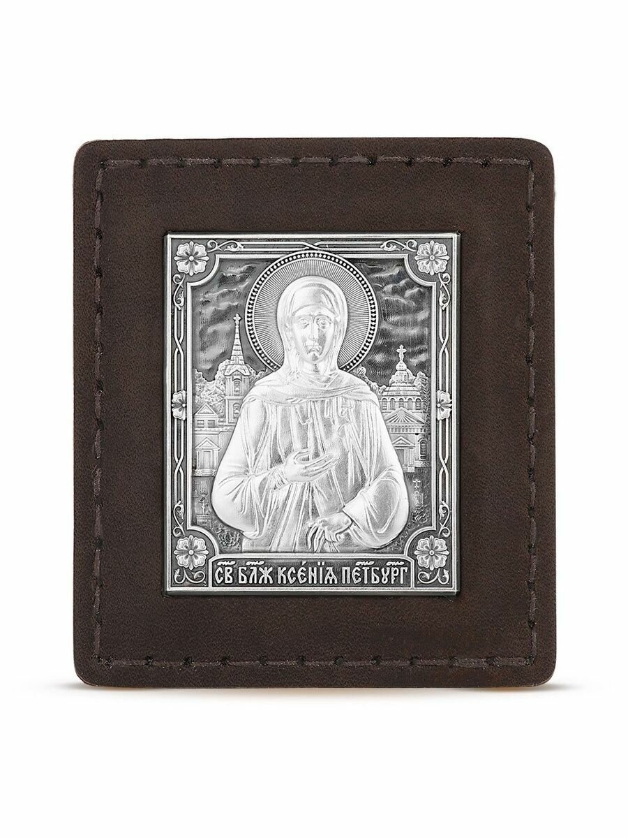 Икона "Святая Блаженная Ксения Петербургская" на липком слое