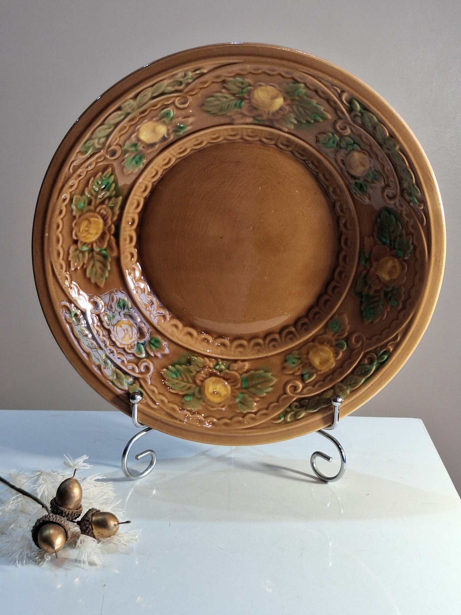 Блюдо Конаково ЗиК СССР большое 26 см. 1 шт.