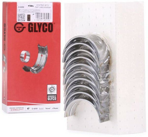Вкладыши коренные комплект STD GLYCO H1075/5 STD CITROEN JUMPY 1.6/FIAT UNO 1.3, TIPO 1.4, STILO 1.6 87-