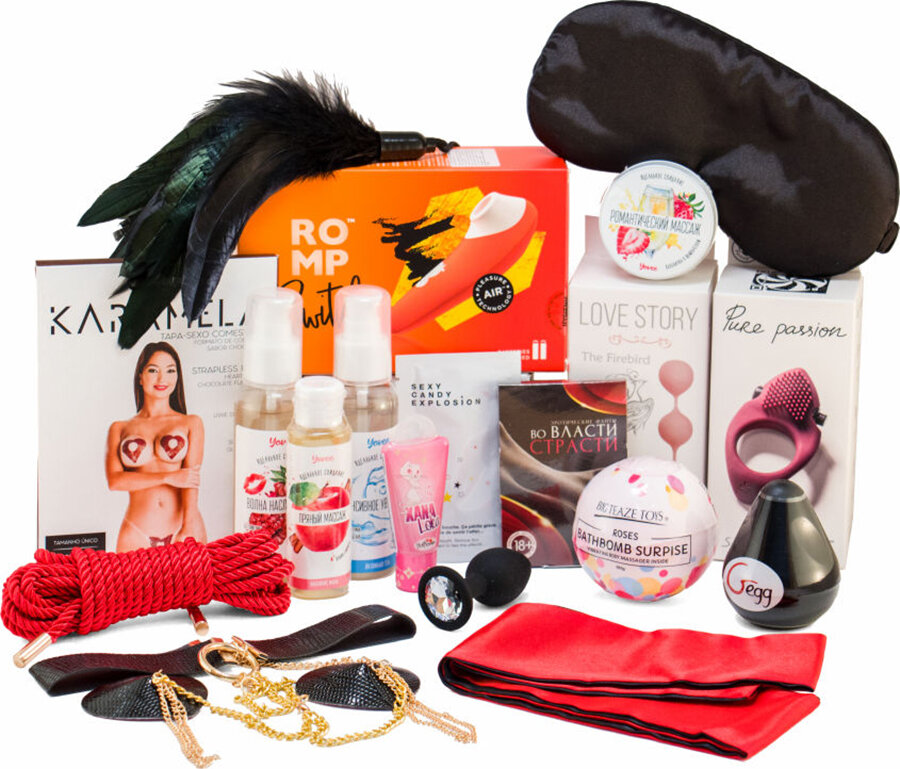 Набор секс-игрушек для взрослых Love Box. Подарочный набор для пары