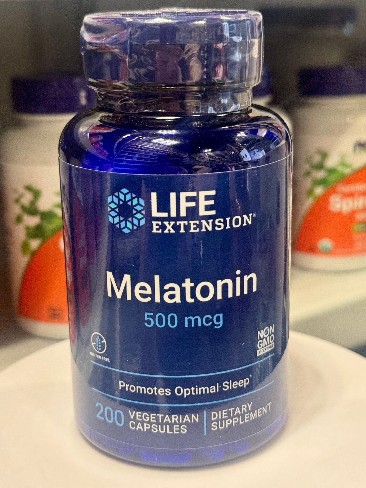 Life Extension Melatonin 500 mcg, 200 капсул
