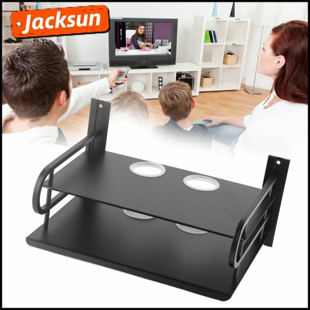 Полка для телевизора из алюминия, двуслойная, для гостиной и спальни