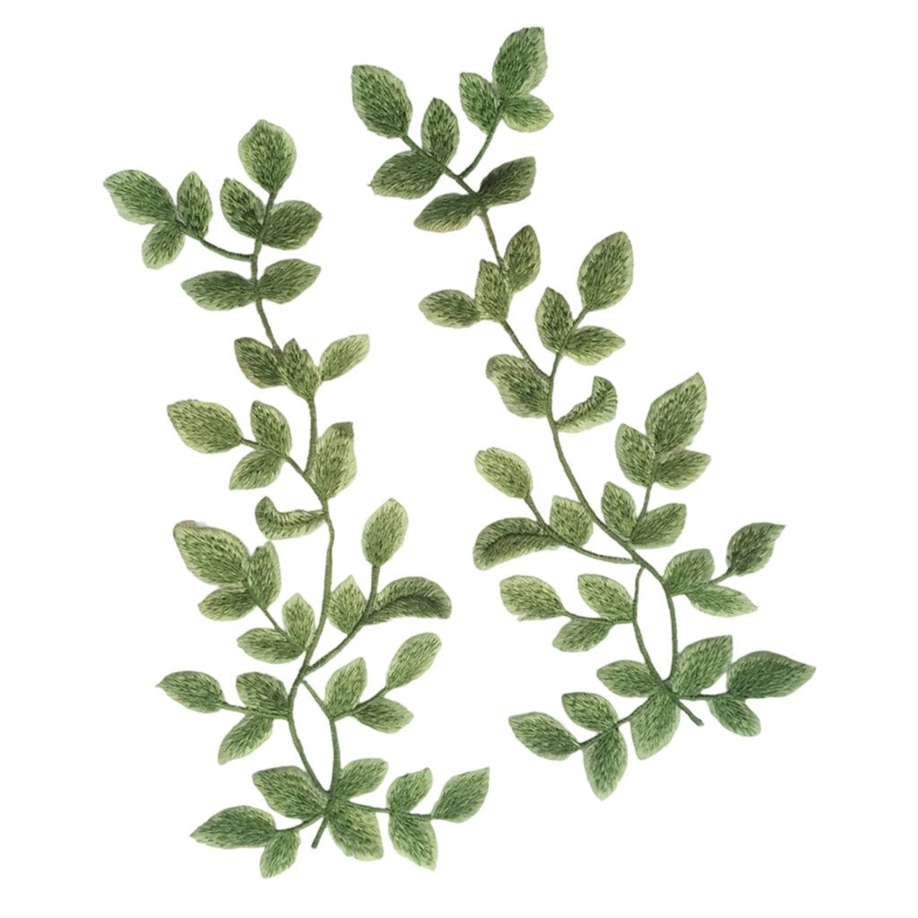 Привлекающая Внимание Аппликация из Листьев Большого Размера для Одежды, Нашивки для Шитья Шляп, Шарф "Сделай Сам", Декоры Свадебного Платья, Аксессуары