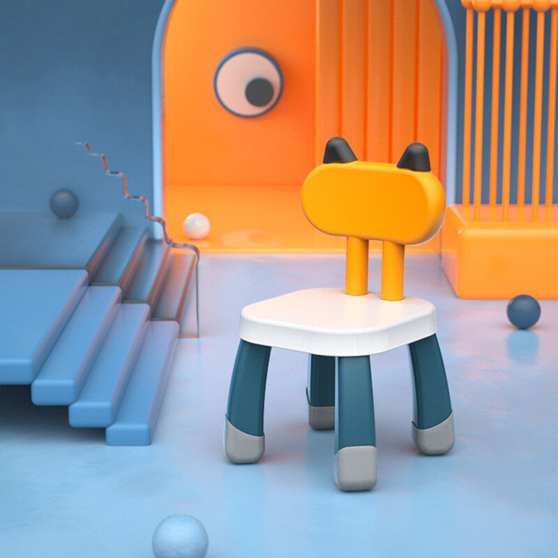Детский стул, стол и стул с мультяшным дизайном, стол и стул для детского сада, игрушечный стол и стул для обучения, пластиковый стол и стул для рисования