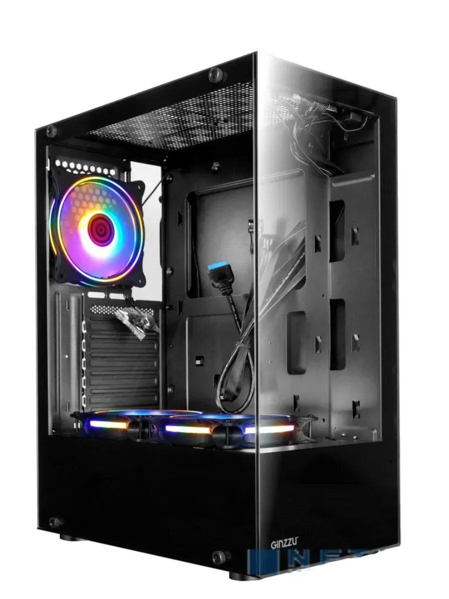 Корпус для ПК CL305 FAN 3*12LC4 FRGB Mid Tower RGB-подсветка