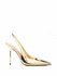 Туфли PARIS TEXAS Slingback heeled pumps, размер 40, золотистый