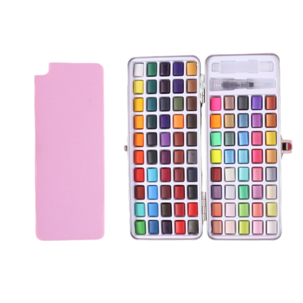 50/72/90/100 Цветных Пигментных Твердых Акварельных Красок Набор для Хобби Художника Painter