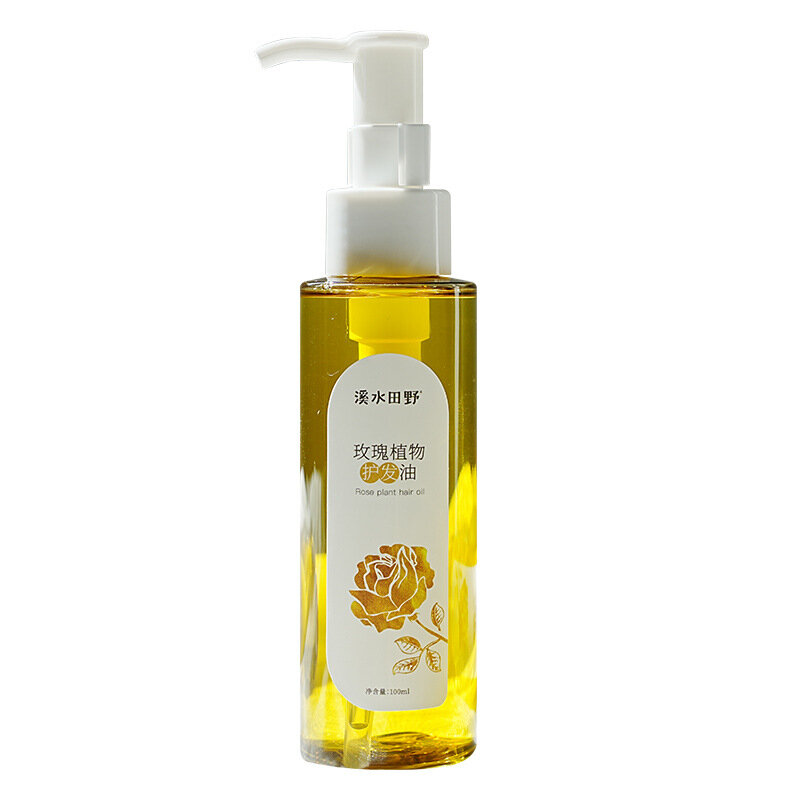 Масло для ухода за волосами в стиле большого бренда для женщин, лечение поврежденных и пушистых волос, масло для гладких волос с розой