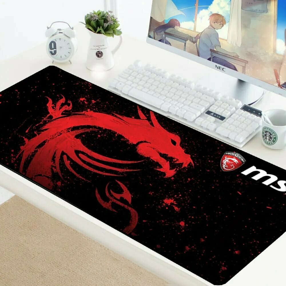 MSI Коврик для мышки, XXL, коричнево-красный