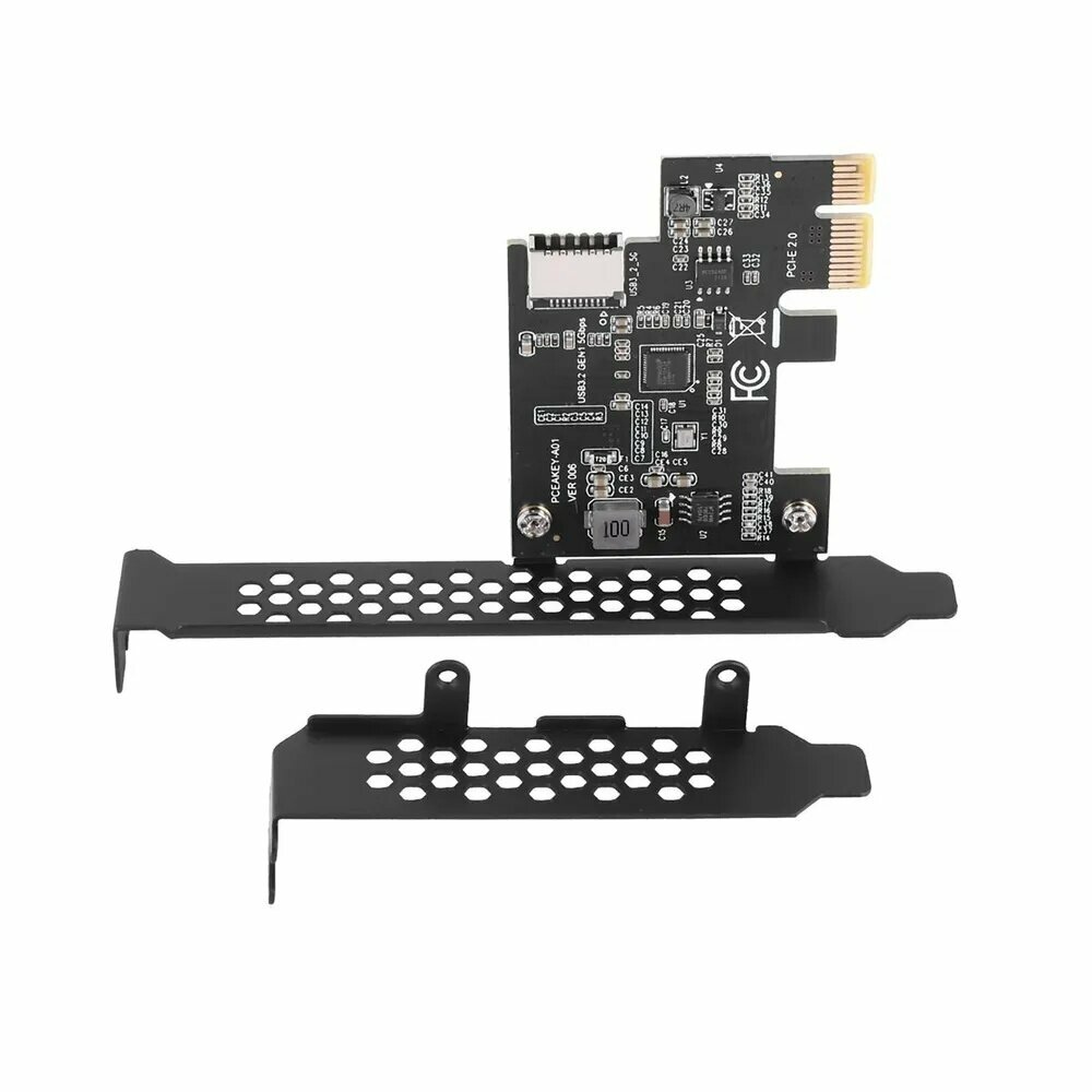PCI Express 2.0 X1 USB 3.2 Gen1 TYPE-E Дополнительная карта PCIe Front Type-C Адаптер Riser USB3.1 A-KEY 5Gb Расширение