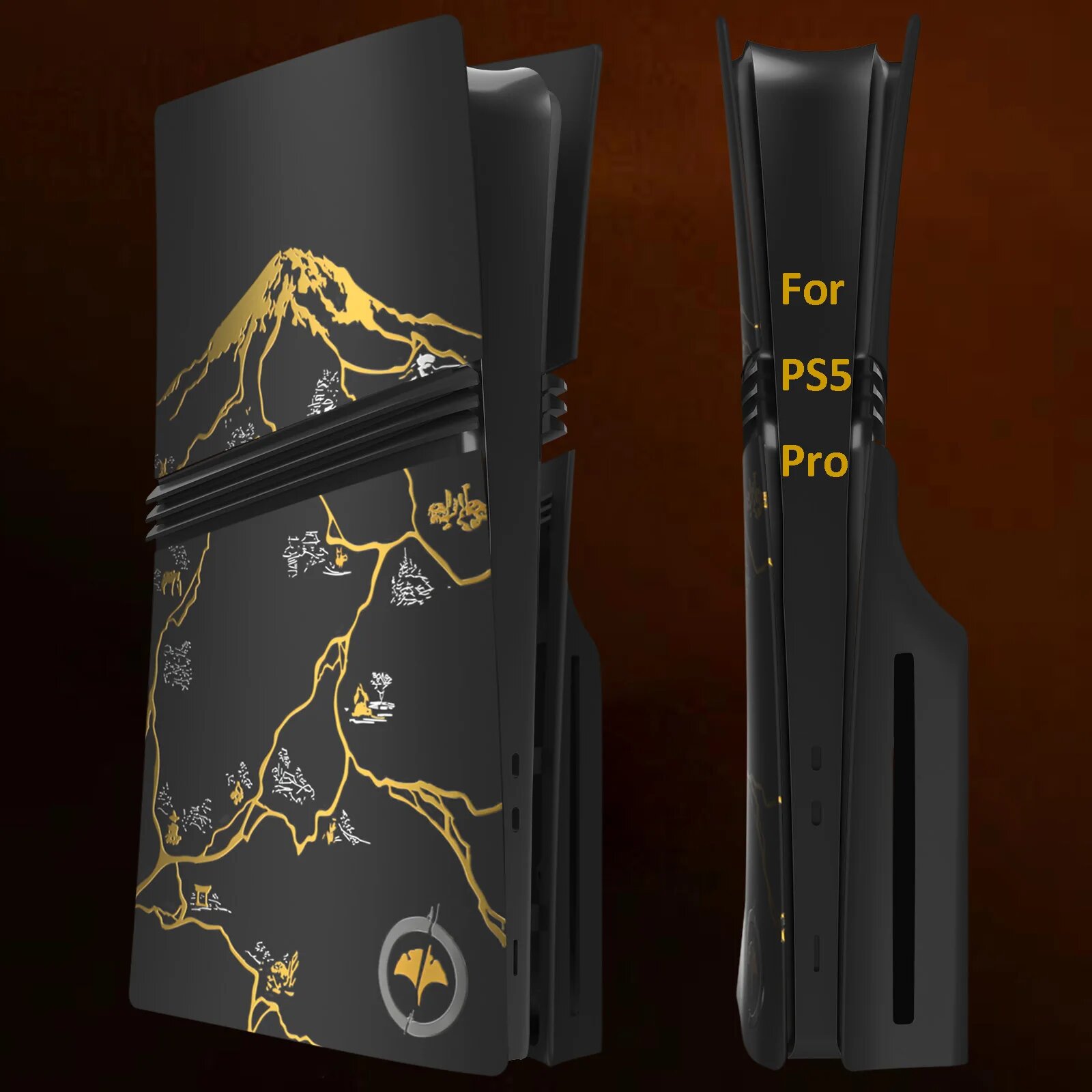Панели Yotei для PS5 Pro Disc Black Yotei
