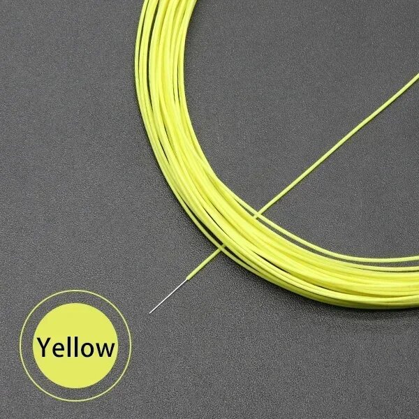 Одножильный медный кабель HiFi для наушников 28AWG 0.08mm, Желтый, 2 meters