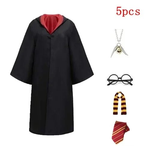 Костюм Гарри Поттера для взрослых и детей, комплект Гриффиндор S, 5pcs1