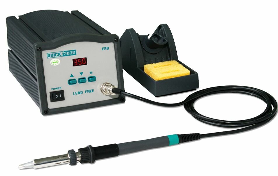 Индукционная паяльная станция высокой мощности Quick 203G ESD 150 Вт, 600 град.