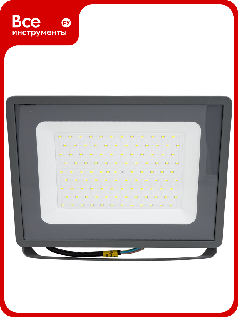 Светодиодный светильник Фарлайт СДО 100Вт 6500К IP65 серый FAR002023