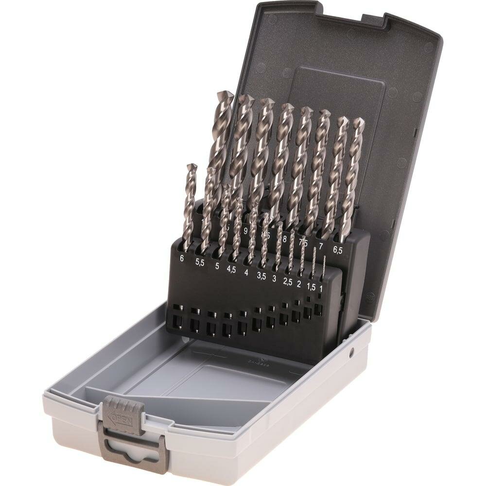 Набор сверл по металлу (19 шт; 1-10 мм; HSS-G) Ruko 214214RO