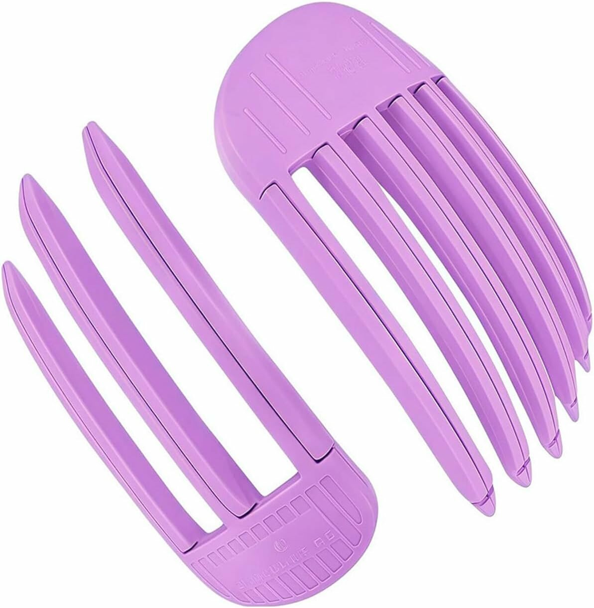 Набор из 2 штук гребней для укладки пышных челок, зажимов для подъема корней волос, гребней для придания пышности темени с 3/6 зубцами, незаметных зажимов для подъема волос, инструментов для увеличения объема темени для женщин