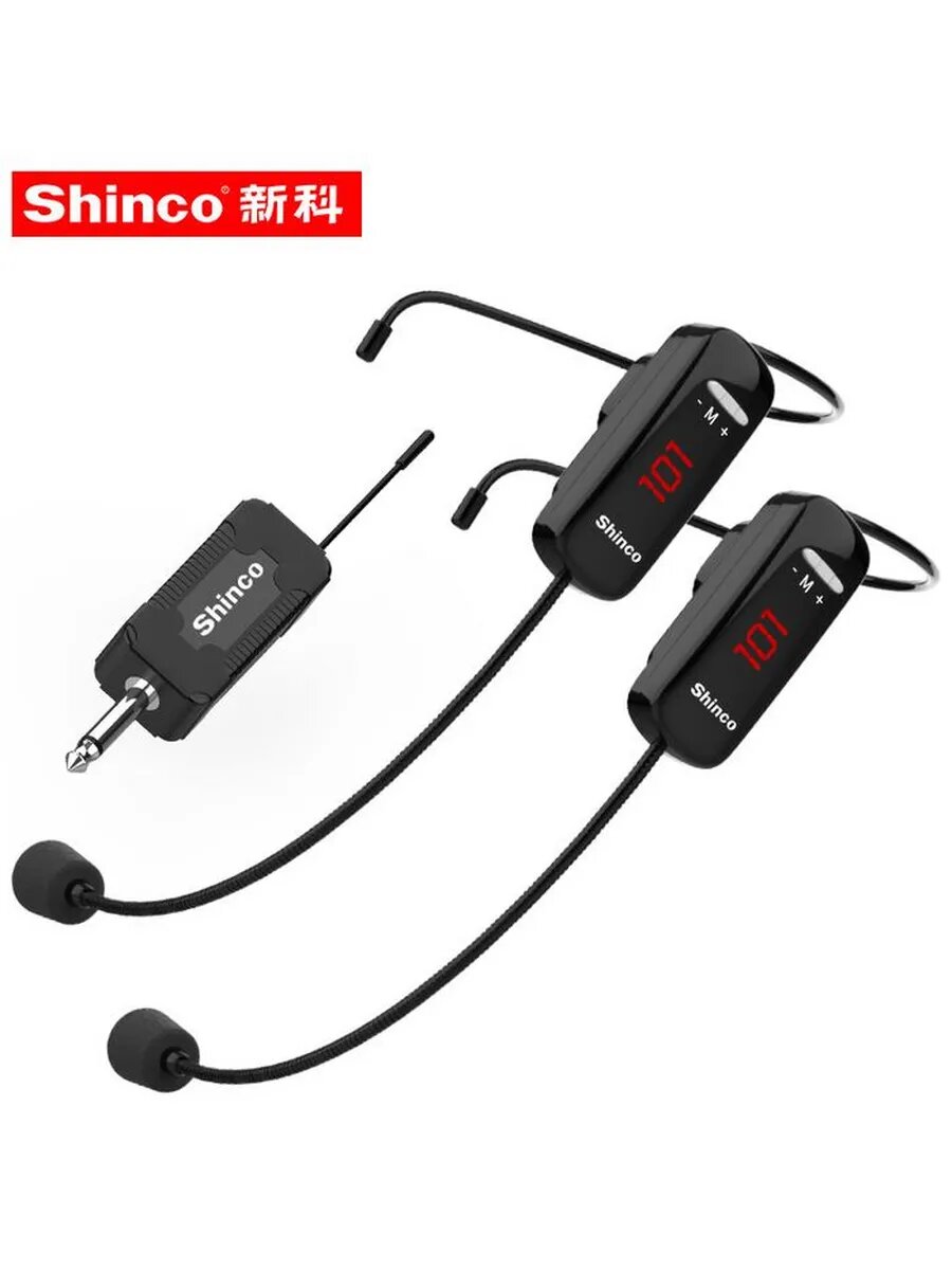 Беспроводной микрофон Shinco H93, гарнитура, UHF, FM