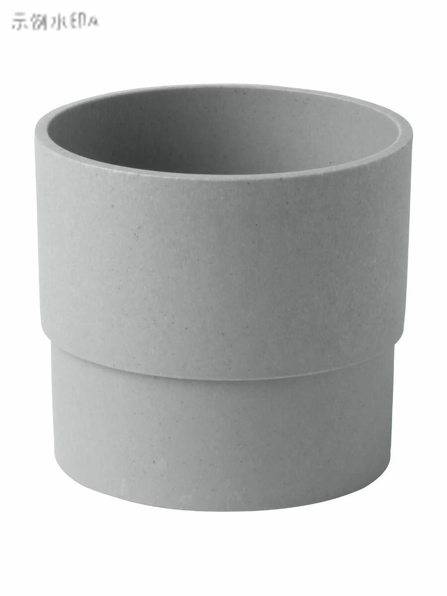 IKEA Горшок для цветов 0.8 л, 10 см, 1 шт, цвет серый