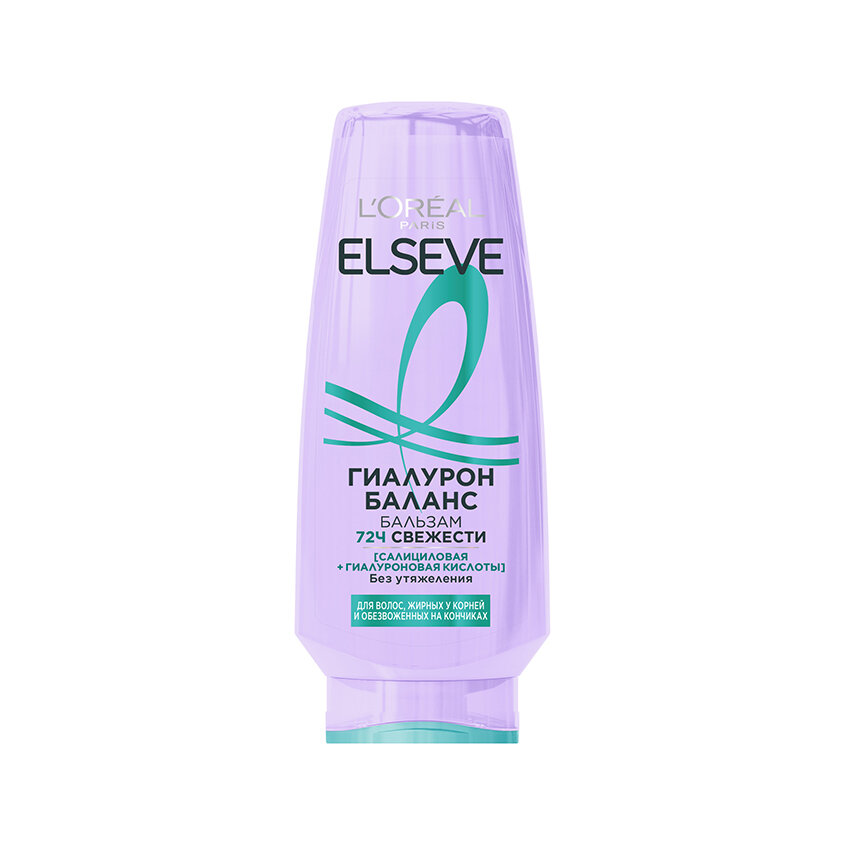 Бальзам для волос LOREAL `ELSEVE` гиалурон баланс увлажняющий (для обезвоженных и тонких волос) 400 мл