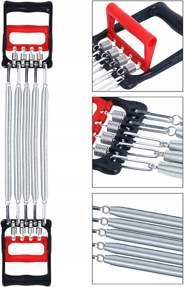 Эспандер, пружинный, для груди, спины и плечевого пояса, до 25 кг, 5 пружин