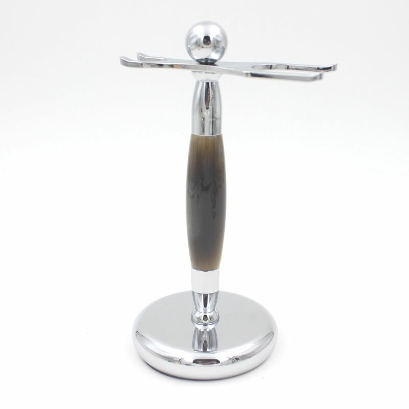 Высококачественный металлический держатель для бритвы и щетки в старинном стиле, подставка для бритвы и щетки для бороды