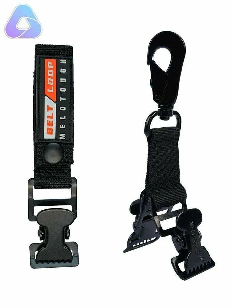 Держатель для рабочих перчаток Alligator Clip с поворотным крючком для надежного крепления к маскам, перчаткам, шапочкам, наборам инструментов и другим СИЗ. MELOTOUGH MGH06