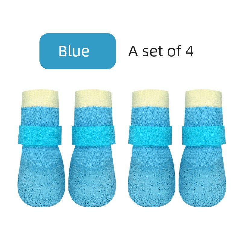 Защитные накладки на лапы для собак, нескользящие водонепроницаемые носки, летние собачьи ботинки с мягкой подошвой,