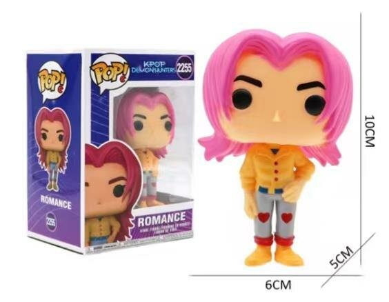 Фигурка POP KPOP Demon Hunters Коллекционная кукла 4 дюйма Игрушка-аниме в коробке, подарок фанатам K-pop
